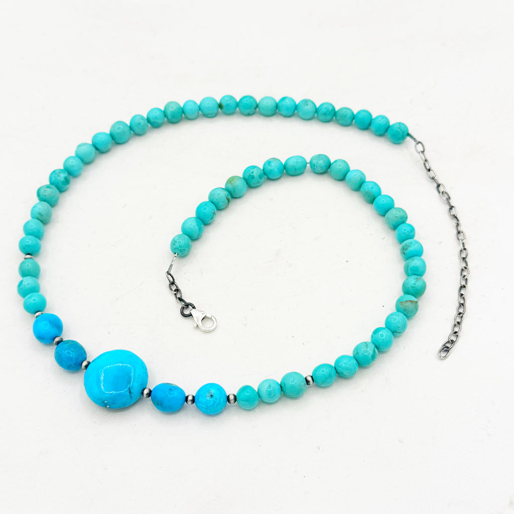MADE TO ORDER: Hespera Signature Beaded Blue Grotto and Sierra Moon Tu ...