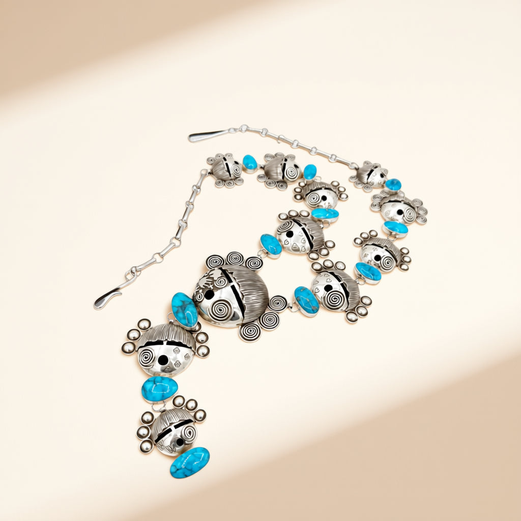 Alex Sanchez’s Electric Millions of Maidens Blue Grotto Turquoise Neck ...