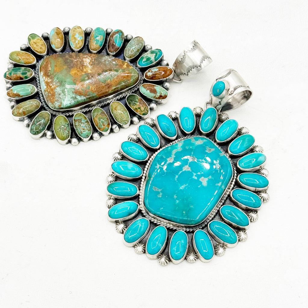 Sheila Tso Giant Royston Pendants – Hespera Jewelry Co.